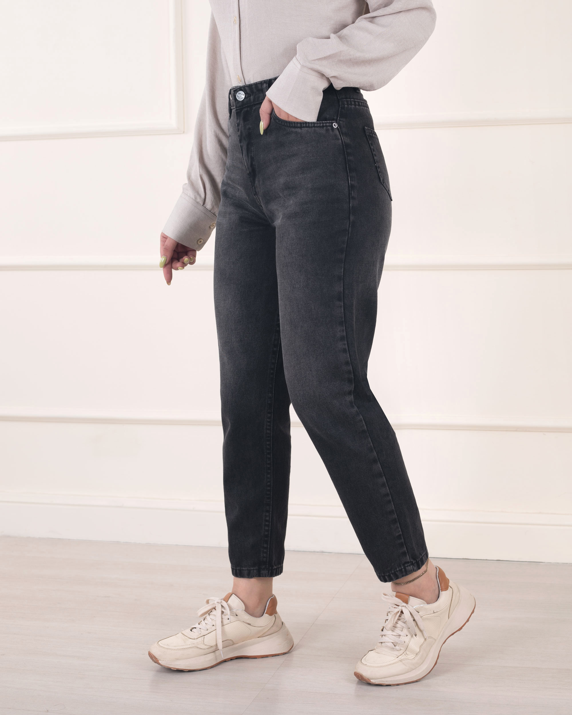 شلوار مام فیت کتایون کد 5874